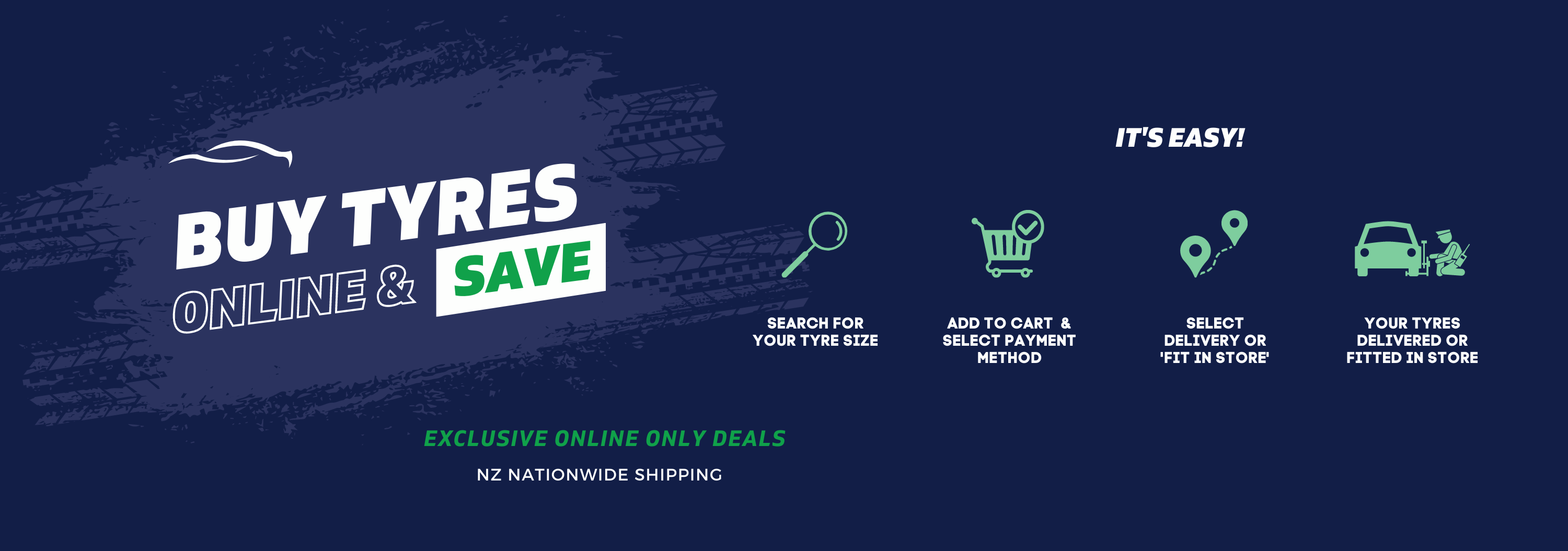 NZs No1 Tyre Store. Shop Tyres Online.